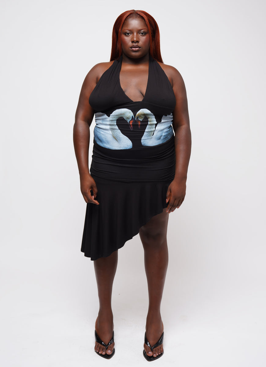 Tyler McGillivary - Swan Halter Dress